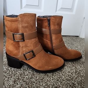 Donald J. Pliner | Shoes | Donald Pliner Suede Darby Boot Saddle Color ...